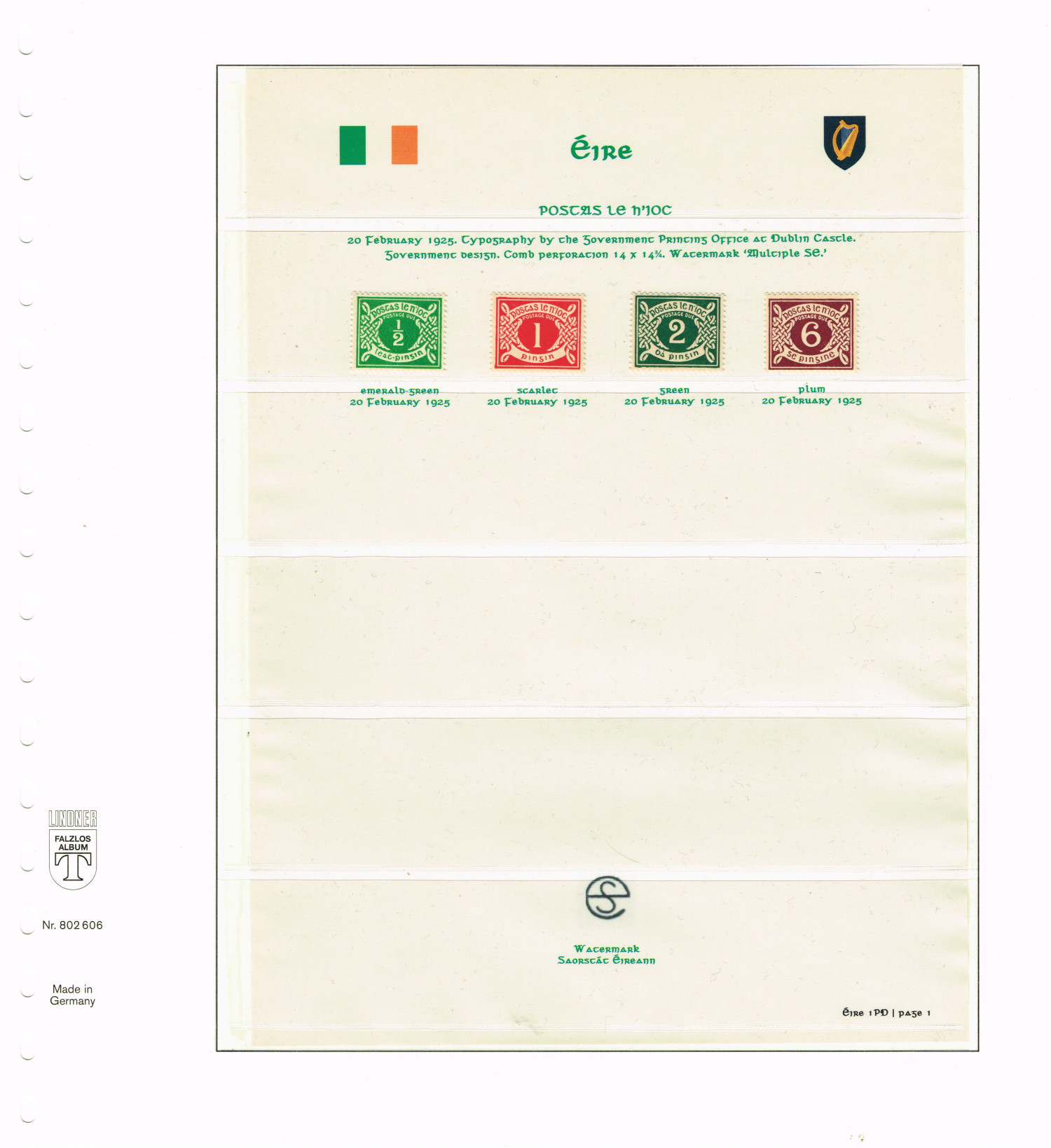 Éire – Ireland Postas Le H'ioc - Stamp Community Forum