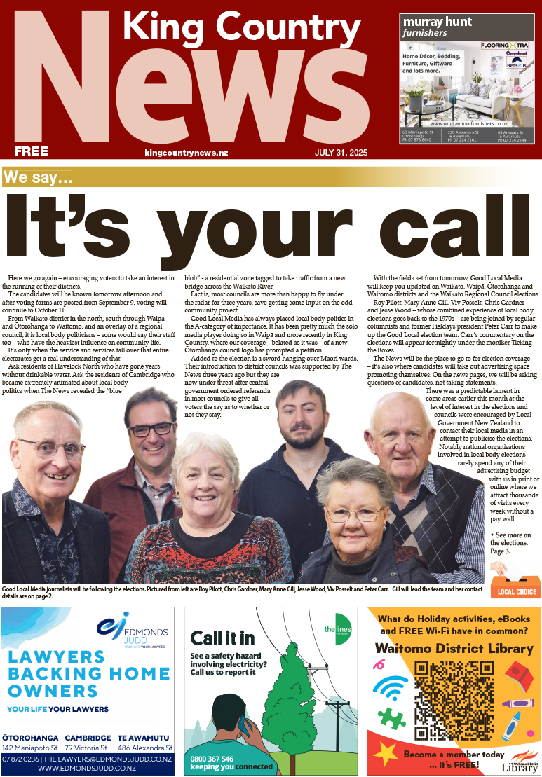 Read the King Country News online | King Country News