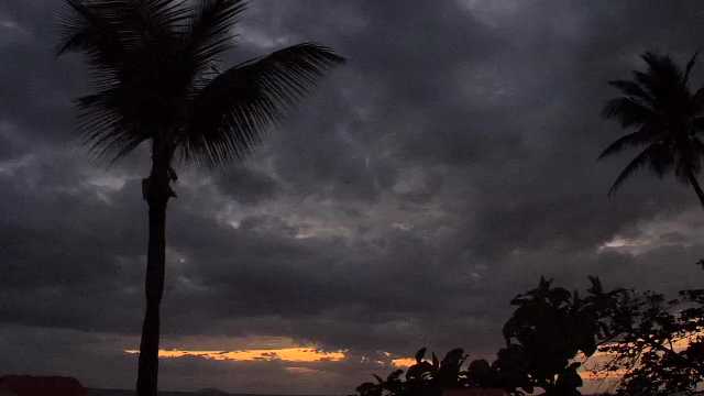Puerto Rico, Tropical Sunset in Rincon, West Puerto Rico, 2000s ...
