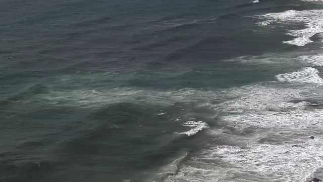 Waves of the Pacific Ocean, Oregon, USA, 2000s - Footage File