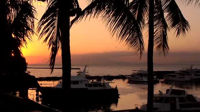 Manila, Sunset in Manila Bay, Philippines, 2000s - Footage File