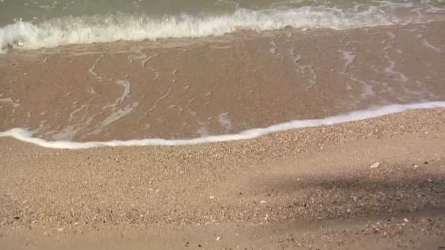 Thailand, Ocean Waves to the Beach, Koh Samui, 2000s - Footage File