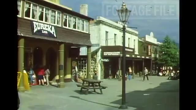 Queenstown, New Zealand, main street, crowd, medium wide shot - Footage ...