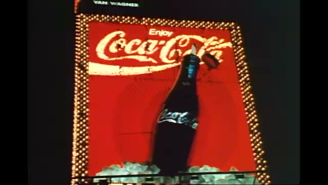 Times Square, New York City, 1993, Coca Cola, Coke sign, active neon ...
