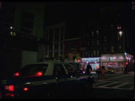 New York City, Times Square, Driving POV, Night, USA, 1980s - Footage File