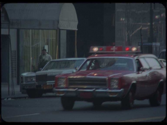 New York City, Fire Truck, USA, 1980s - Footage File
