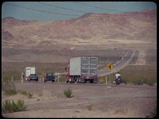 Nevada Roads, USA, 1990s - Footage File