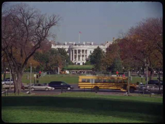 The White House, Washington DC, USA, 1990s - Footage File