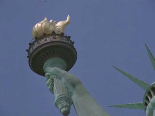 Statue of Liberty, New York City, USA, 1980s - Footage File
