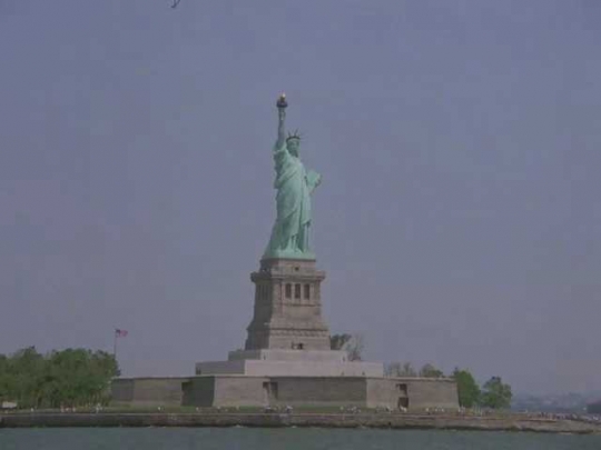 Statue of Liberty, New York City, USA, 1980s - Footage File