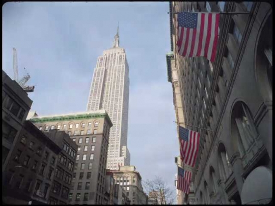 New York City, Empire State Building, 2000s, USA - Footage File