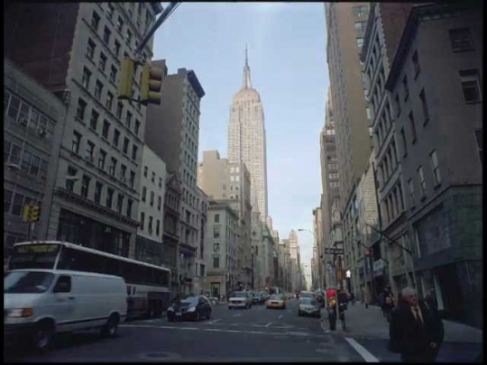 New York City, Empire State Building, USA, 2000s - Footage File