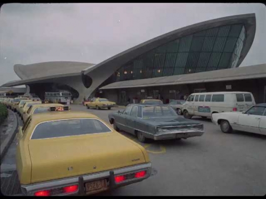 JFK Airport, Exterior TWA Terminal, New York City, USA, 1970s - Footage ...