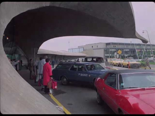 JFK Airport, Exterior TWA Terminal, New York City, USA, 1970s - Footage ...