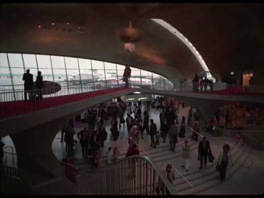 JFK Airport, Interior of TWA Terminal, New York City, USA, 1970s ...