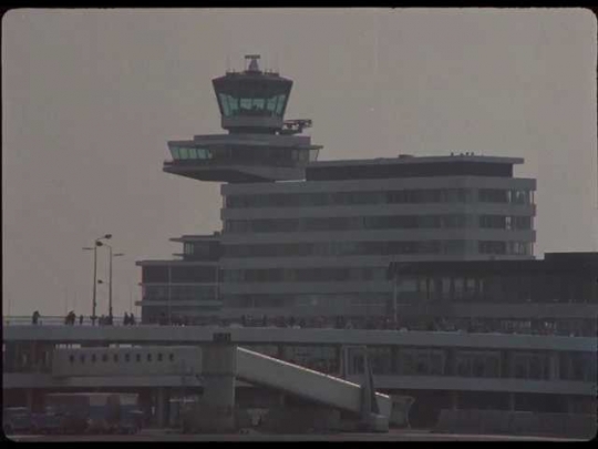 LAX, Control Tower, Los Angeles, USA, 1970s | Footage File