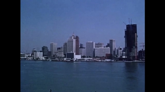 Detroit, Michigan, USA, 1970s - Footage File
