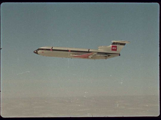 BEA Trident 1C Plane Flying, 1960s - Footage File