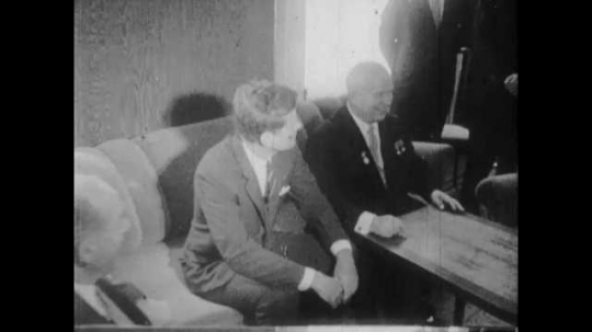 President John F. Kennedy Meets Nikita Khrushchev at Vienna Summit ...