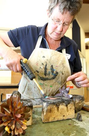 Turning metal into works of art