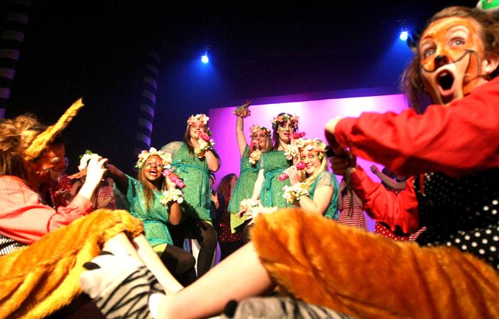 Alice hits the stage