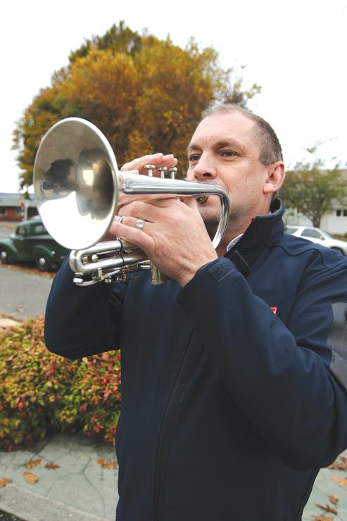Live bugler for services