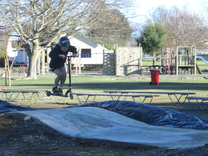 New scooter track thrills students