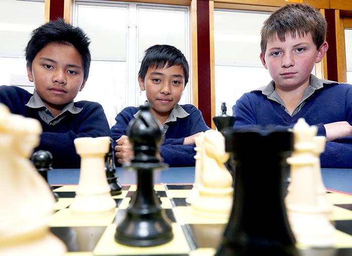 Chess team victorious