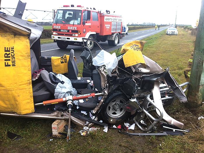 Accident victim stable