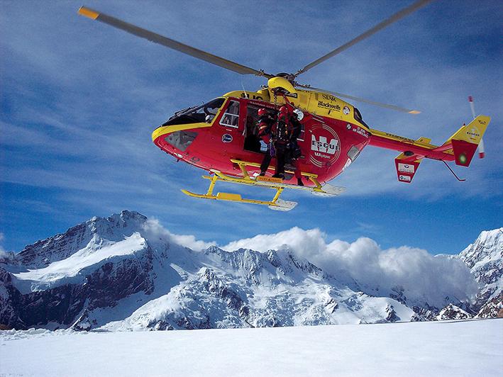 Supporting rescue helicopters