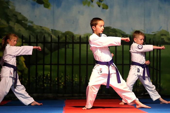 Showtime for karate kids