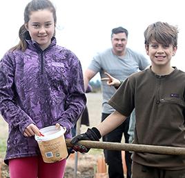 Kanuka planted in a very special plot