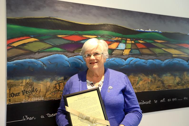 Mavis rewarded for top service