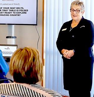 Armchair travel at the hospice