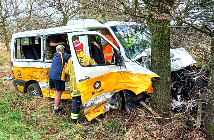 St John feel for Ashburton shuttle crash occupants