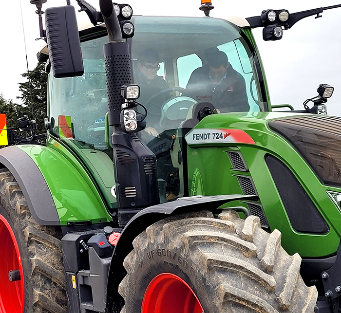 Now that's a real tractor.