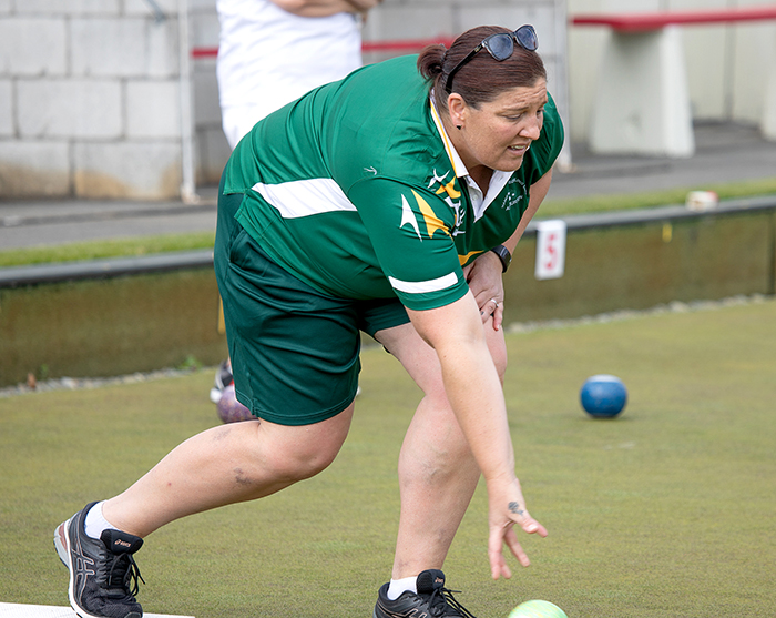 First rep side to hit the greens