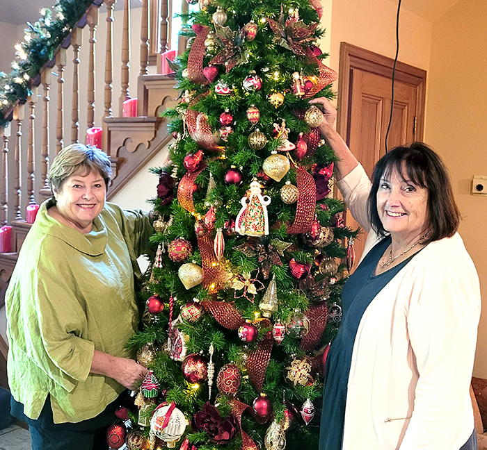 Christmas tinsel for hospice fundraiser