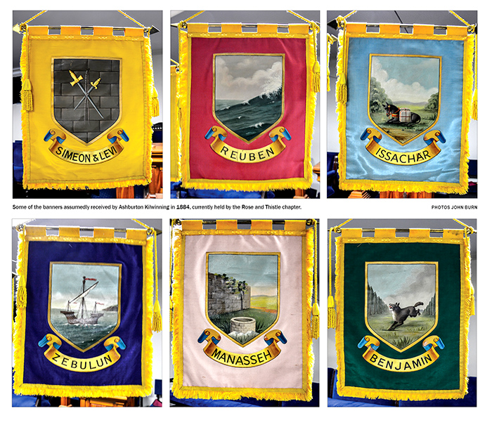 Masonic mystery: Ashburton Kilwinning lodge banners