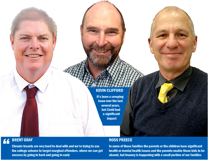 Truancy has more than doubled