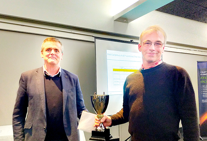 Inaugural wheat award for Mayfield farmer