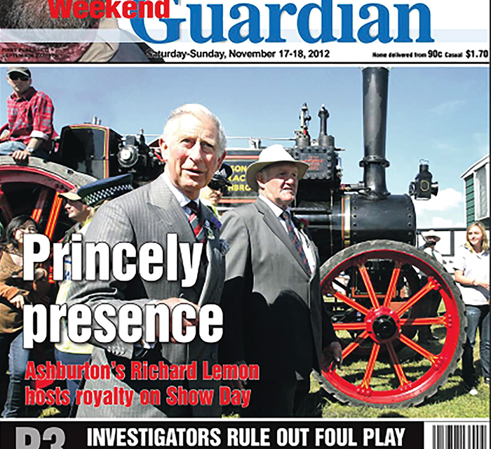 Showing is in Richard's blood