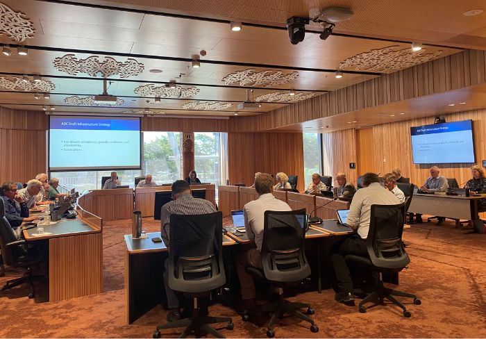 Spotlight on new council chambers