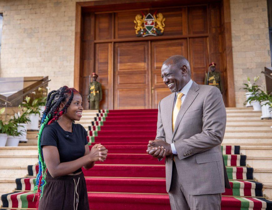 Tree-Hugging World Record Holder Truphena Muthoni Meets President ...